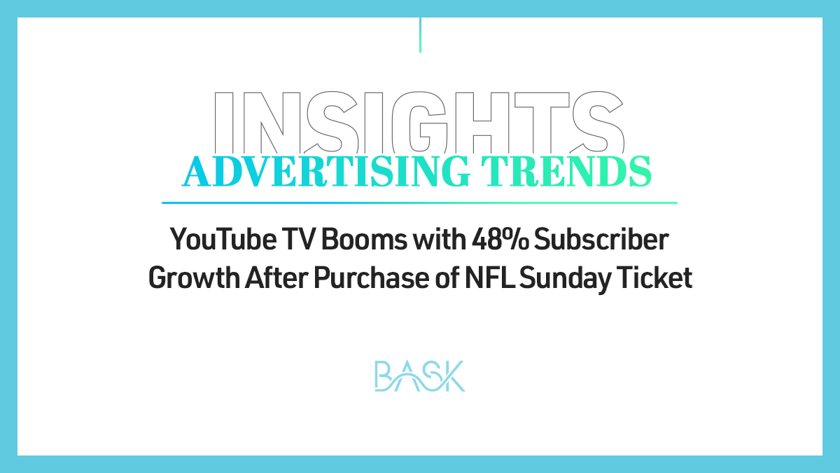 YouTube TV Booms with 48% Subscriber Growth - BASK Digital Media